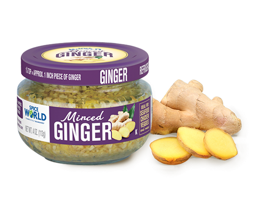 Ready-to-Use Minced Ginger - Spice World