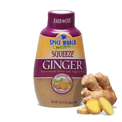 Squeezable Minced Ginger for Aroma and Flavor - Spice World