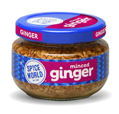 Ready-to-Use Minced Ginger - Spice World Inc